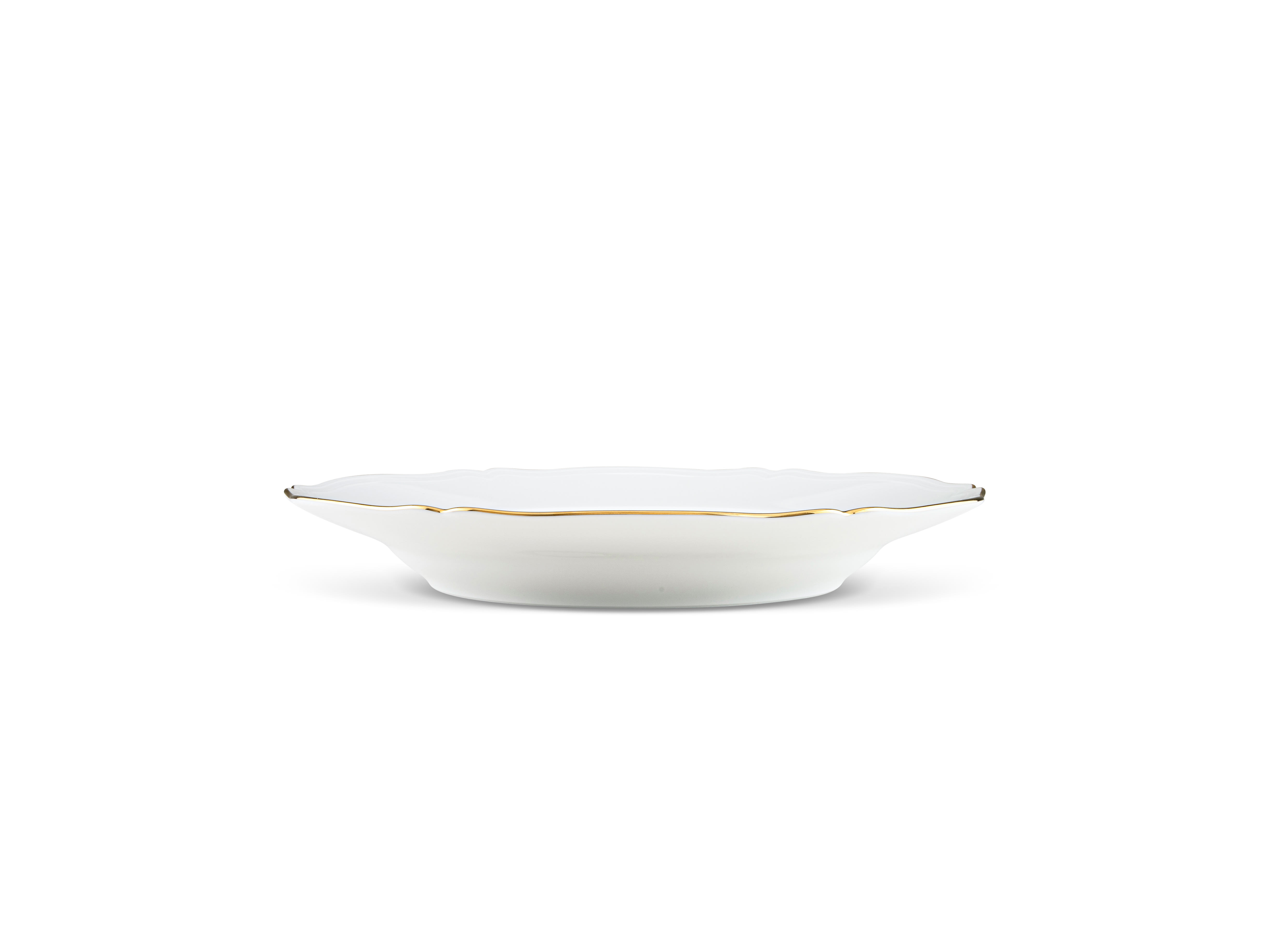 Gold Round Platter| Corona | Ginori1735 | GINORI 1735