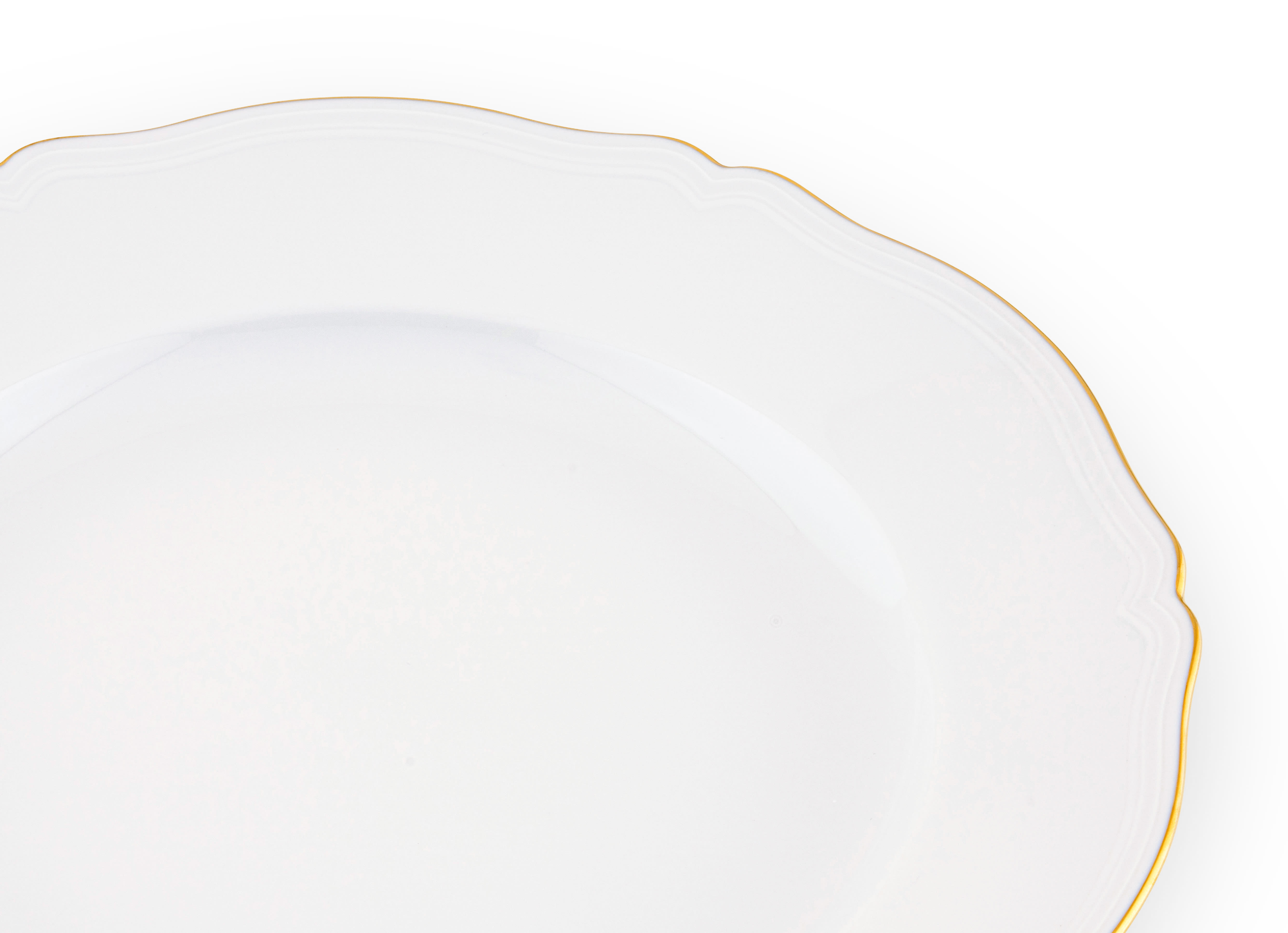 Gold Round Platter| Corona | Ginori1735 | GINORI 1735