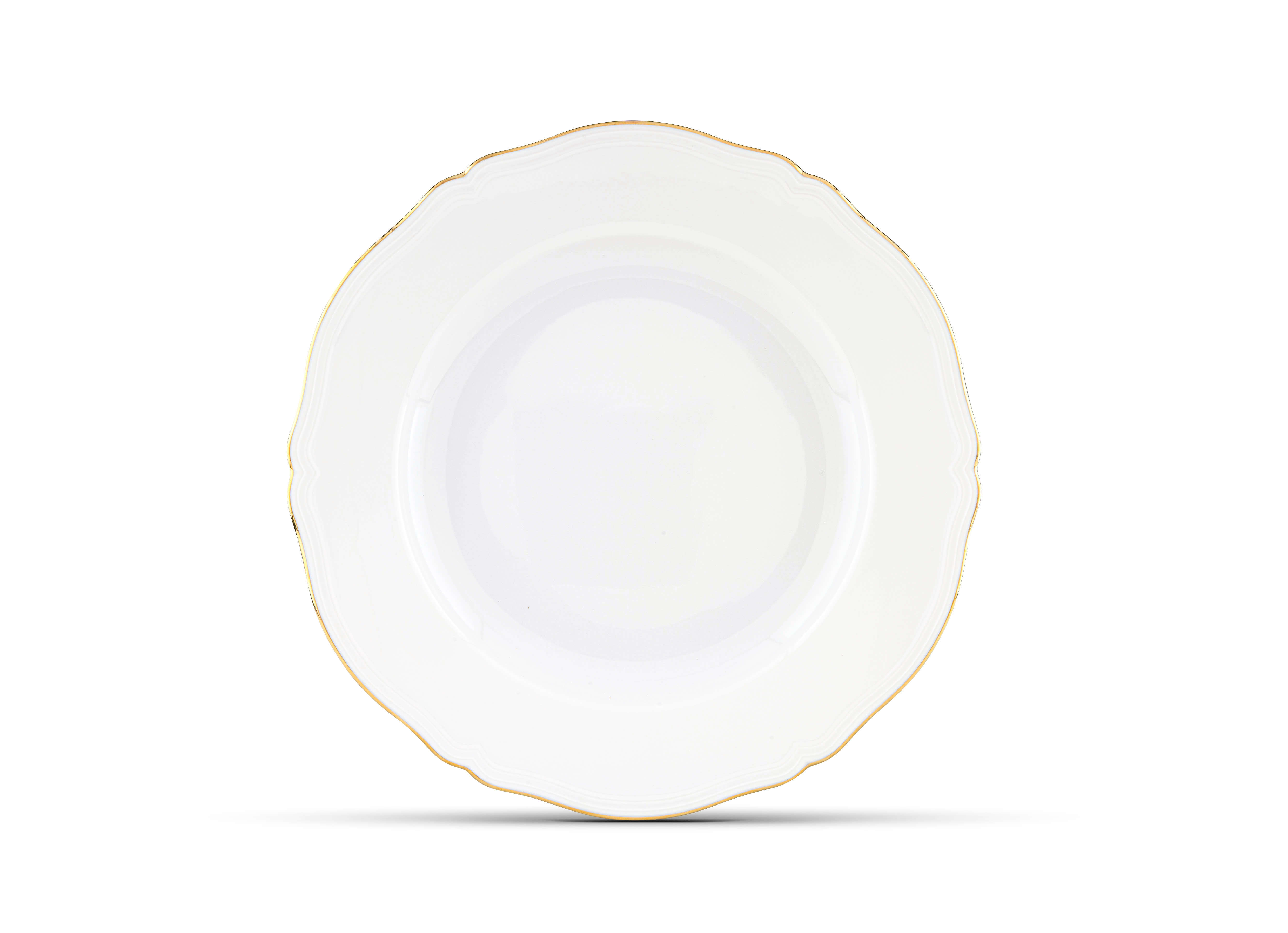 Gold Round Platter| Corona | Ginori1735 | GINORI 1735
