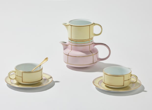 Yellow Tea Set for 2 | Diva | GINORI 1735