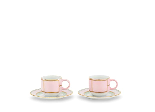 Pink Espresso Set for 2 | Diva | GINORI 1735