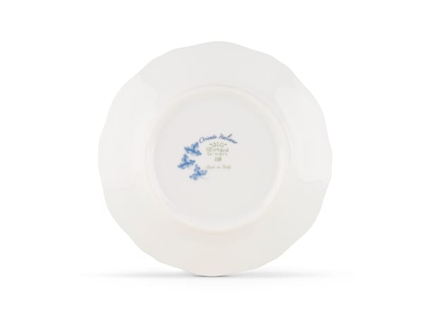 Periwinkle-blue porcelain bread plates | GINORI 1735