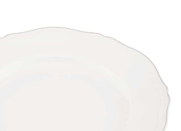 Flat plate | Corona platinum | GINORI 1735