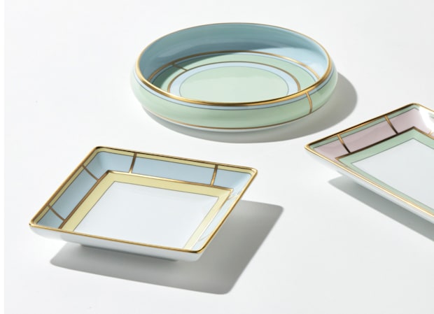 Light Blue Square Change Tray| Diva | GINORI 1735