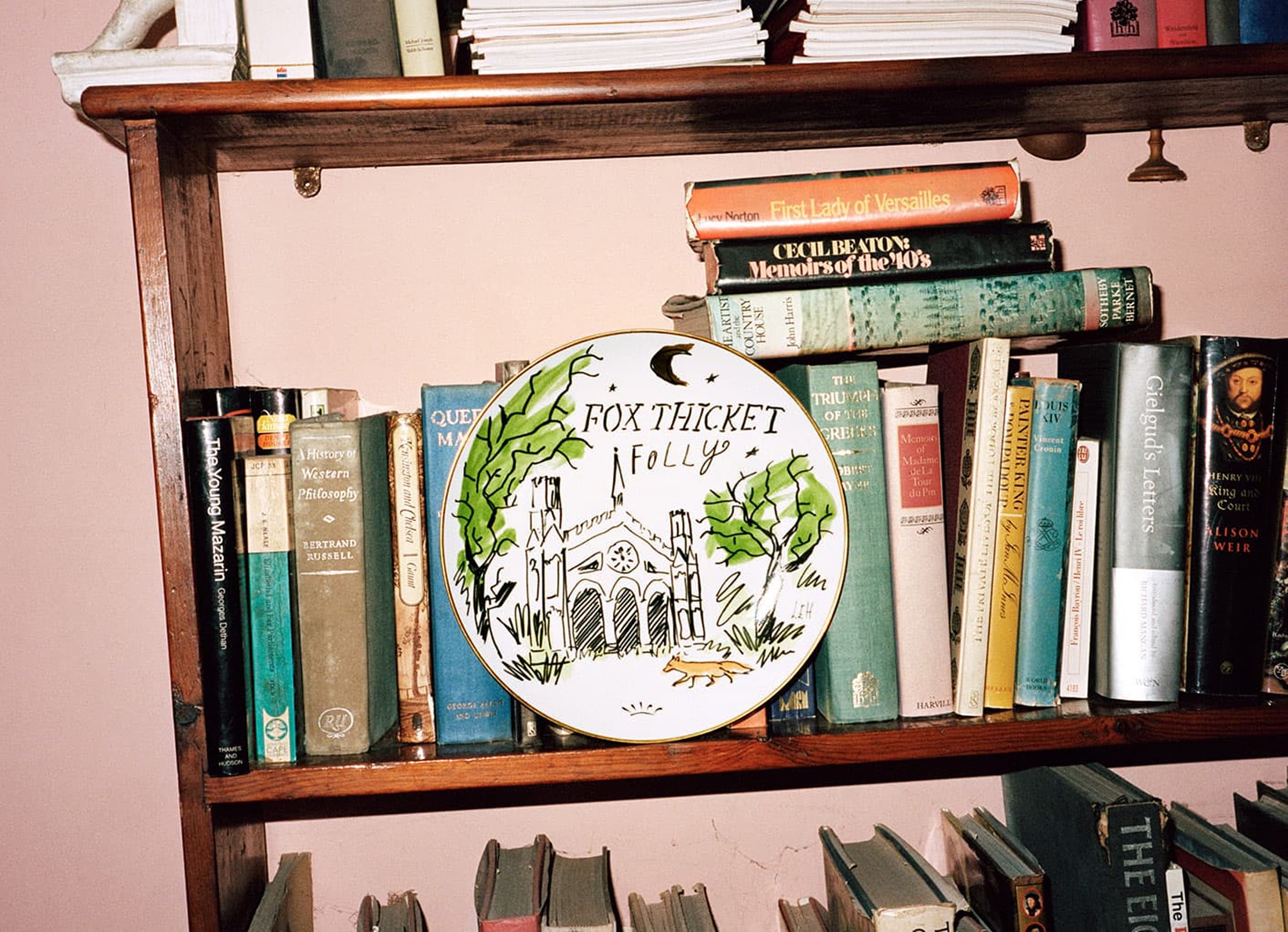 Designer plate Fox Thicket Folly | GINORI 1735