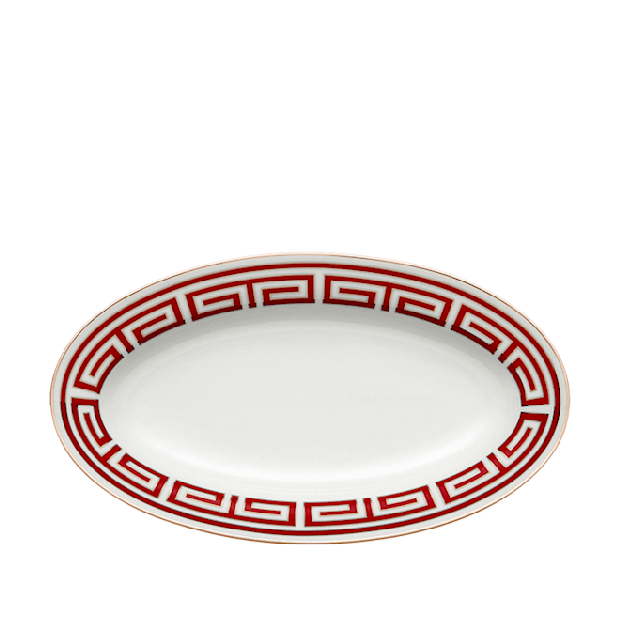 Scarlet Red Pickle Dish | Labirinto | GINORI 1735