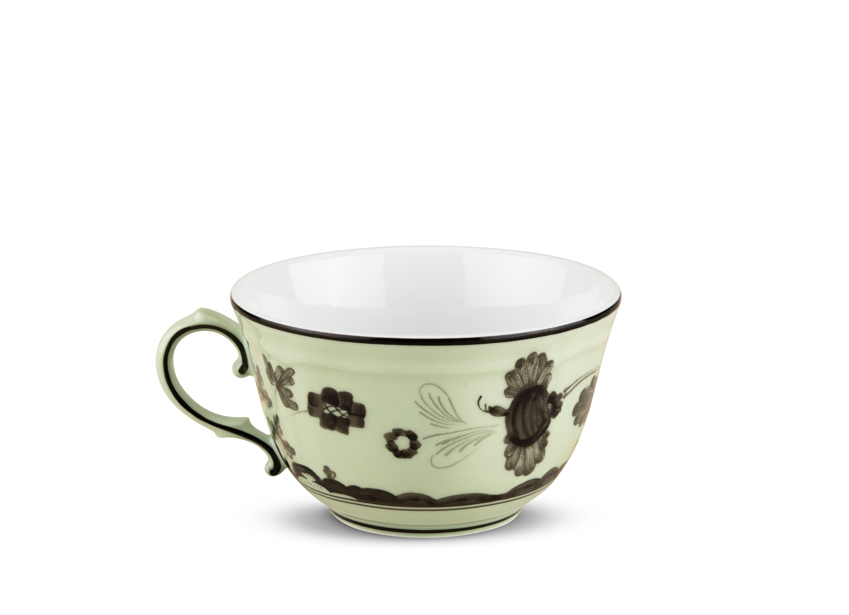 Barium-green porcelain tea cups | GINORI 1735