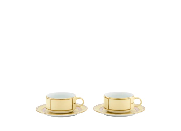 Yellow Tea Set for 2 | Diva | GINORI 1735