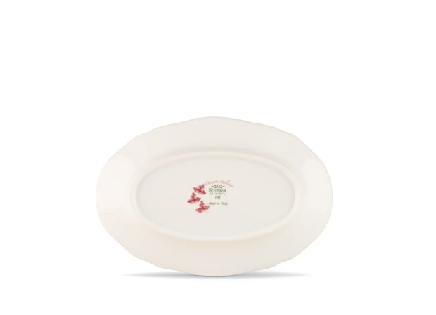 Mauve porcelain pickle dish | GINORI 1735