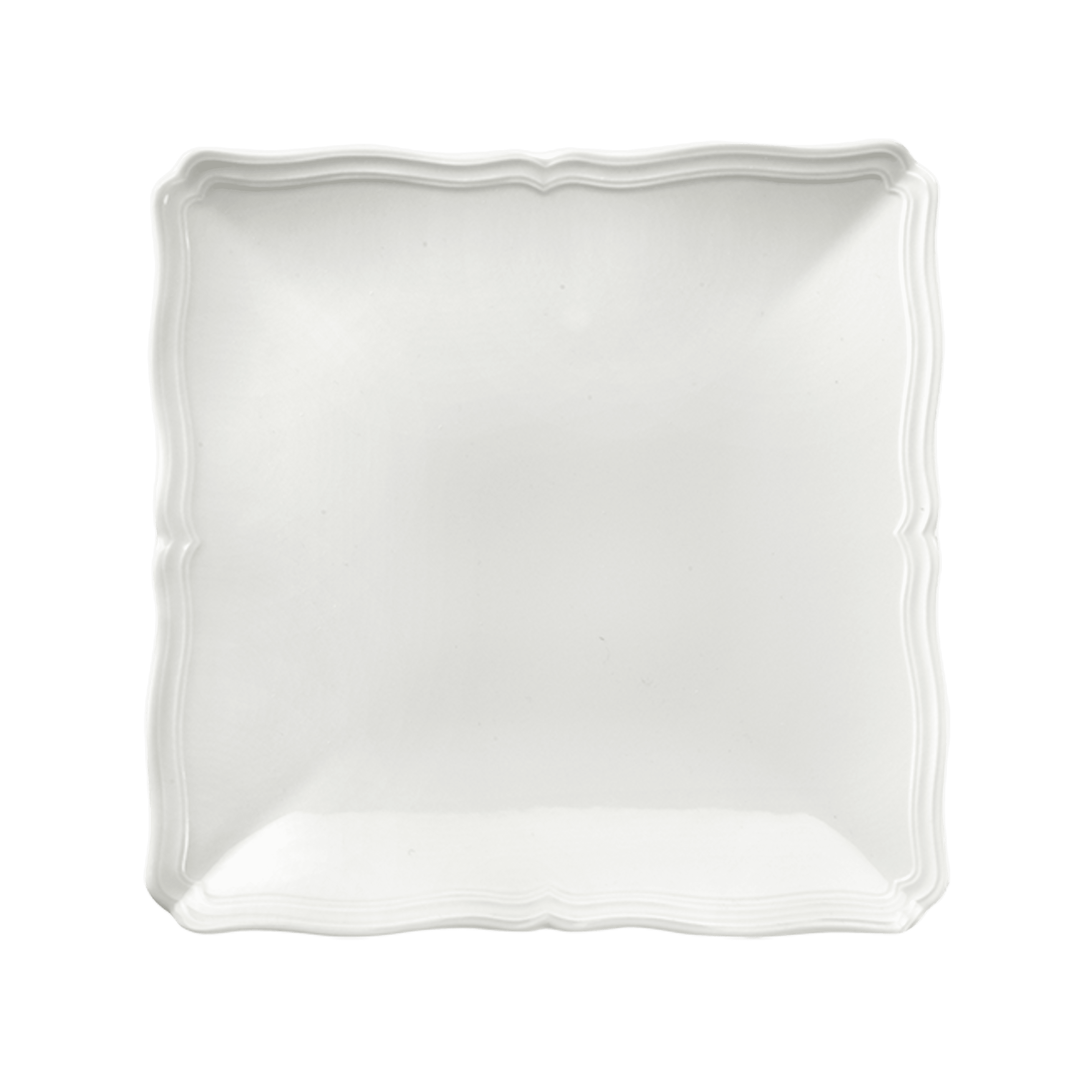 Small Square White Plate | Antico Doccia | GINORI 1735
