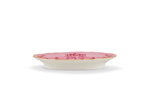 Mauve porcelain pickle dish | GINORI 1735