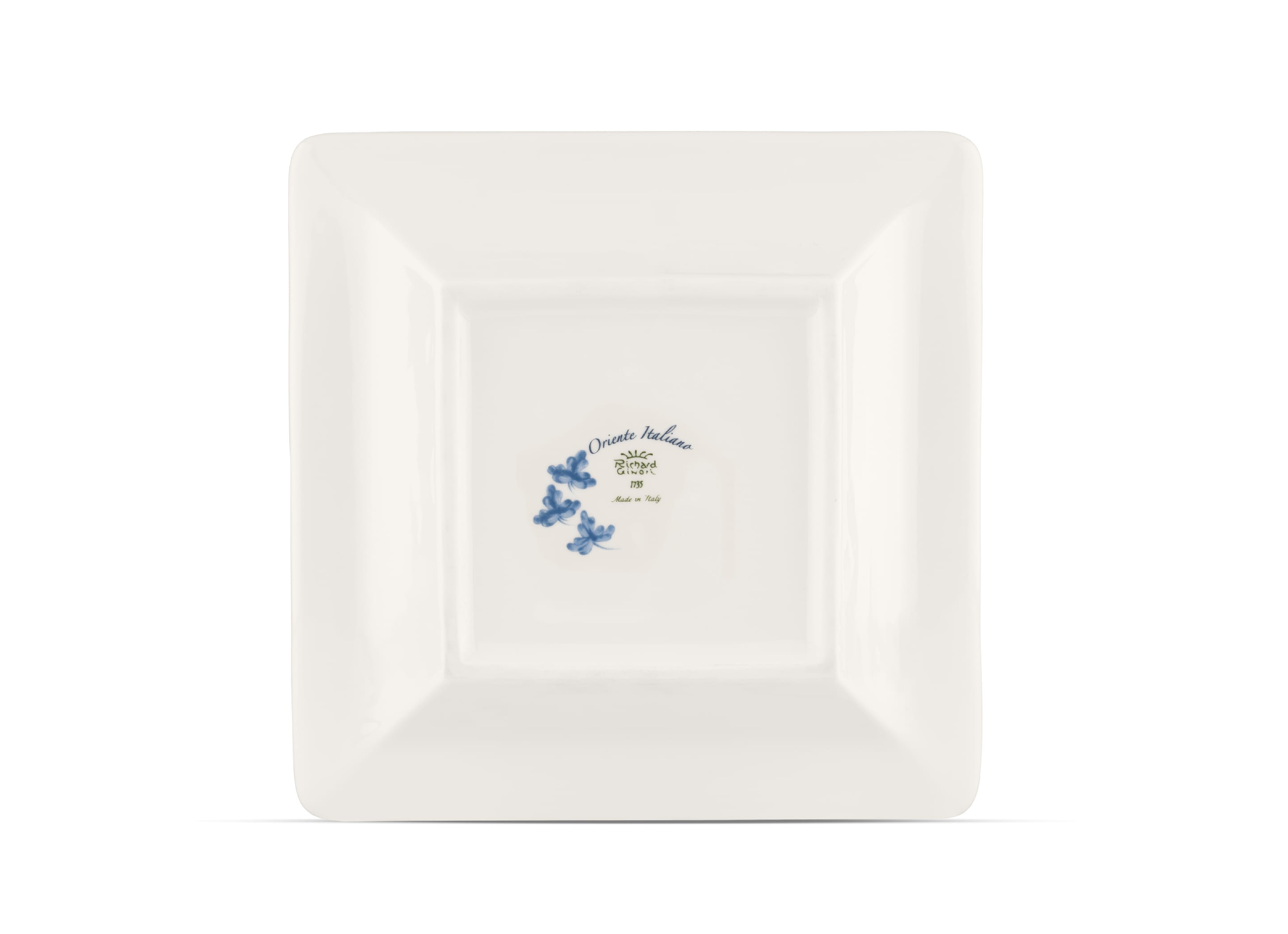 Light-blue square porcelain vide poche | GINORI 1735