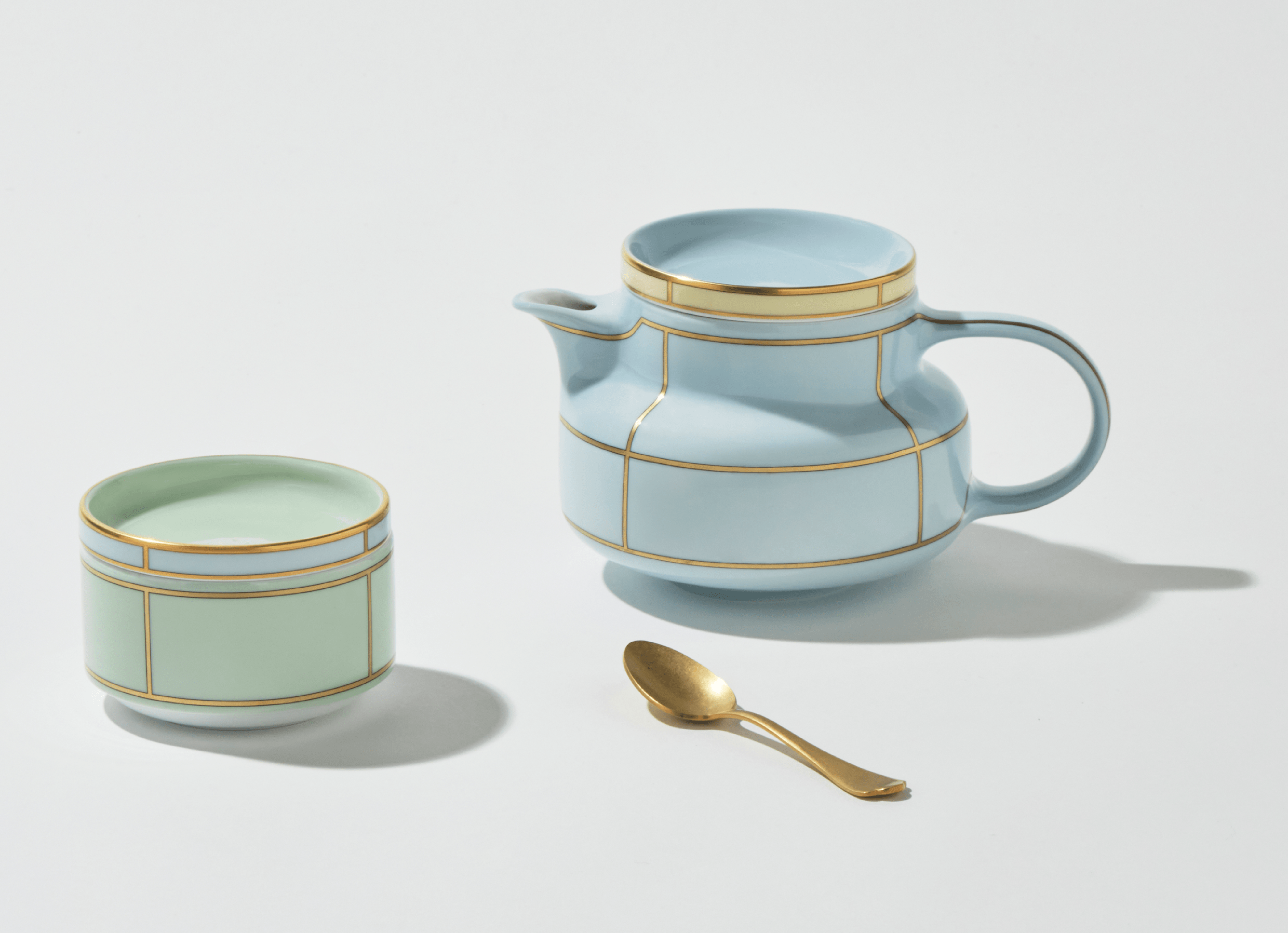 Light Blue Teapot with Lid | Diva | GINORI 1735